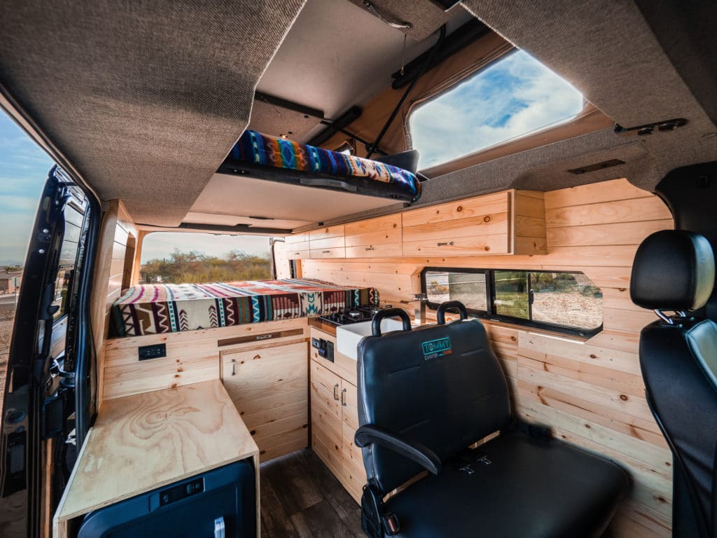 Mercedes-Benz Camper Van, Custom Rooftop Tent | Tommy Camper Vans