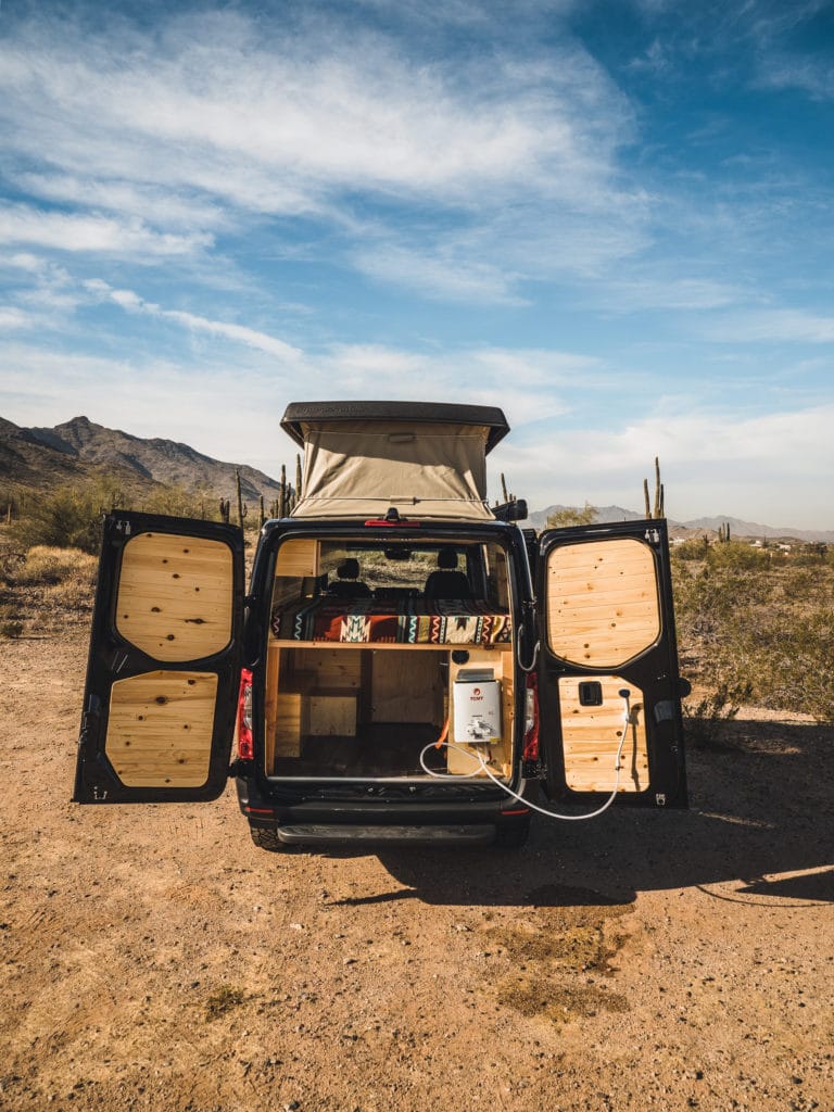 Mercedes-Benz Camper Van, Custom Rooftop Tent | Tommy Camper Vans