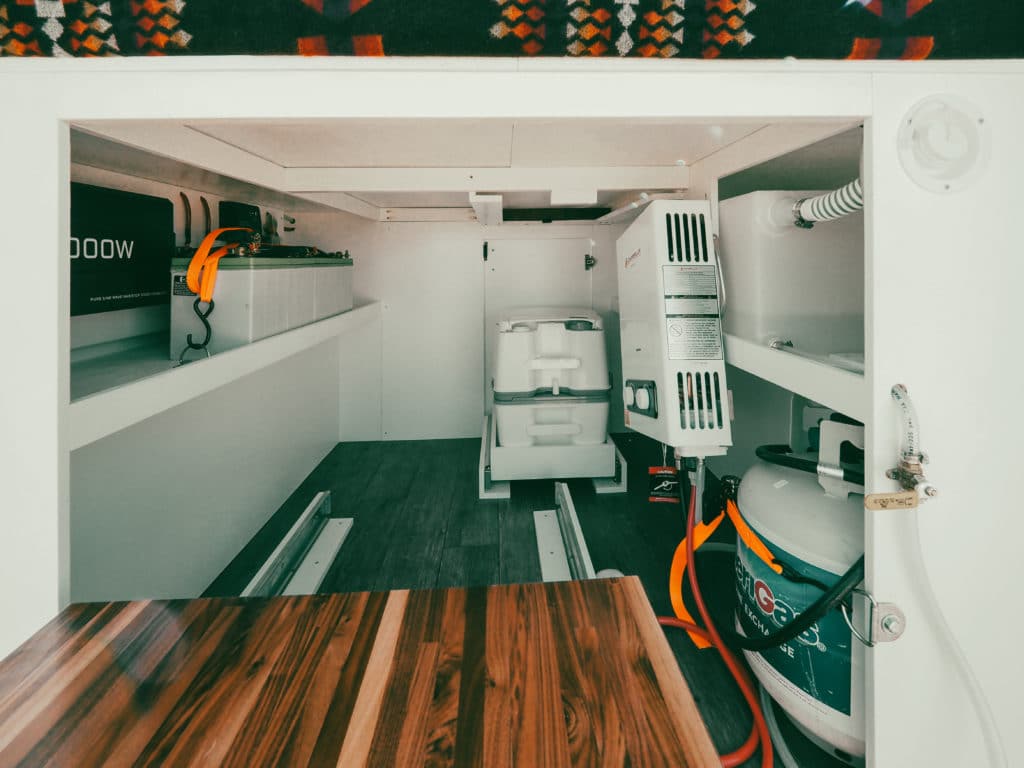 Ram Promaster with TCV Jump Seat Interior Layout | Tommy Camper Vans