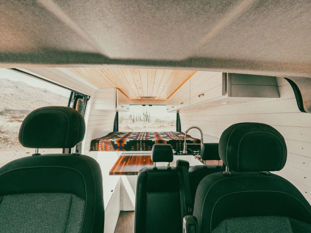 Ram Promaster with TCV Jump Seat Interior Layout | Tommy Camper Vans