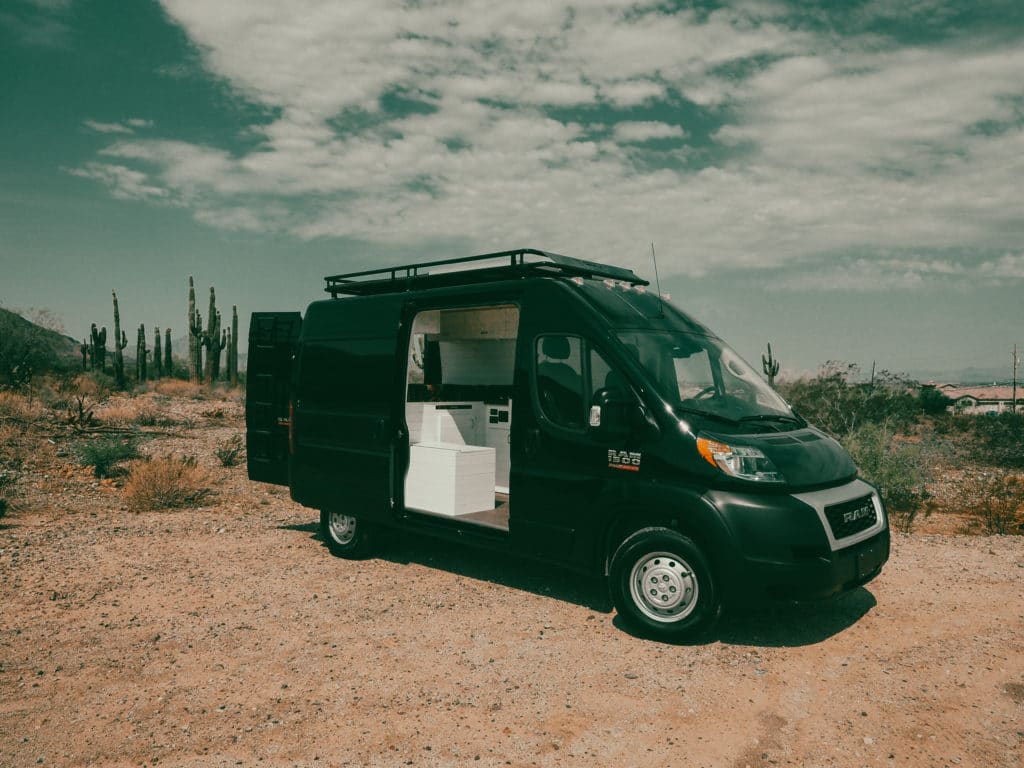 Ram Promaster with TCV Jump Seat Interior Layout | Tommy Camper Vans