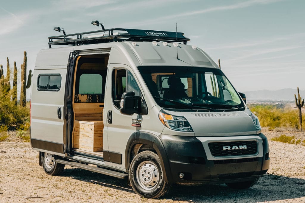 Ram Promaster Camper Van Built in Phoenix | Tommy Camper Vans