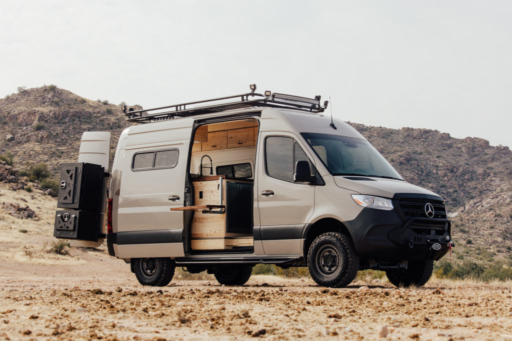 Custom Mercedes Camper Van Built in Arizona | Tommy Camper Vans