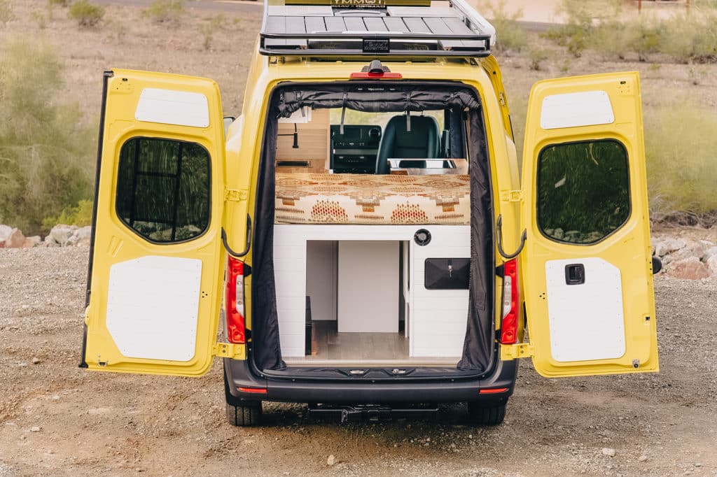 Mercedes Conversion Camper Van with Custom Layout | Tommy Camper Vans