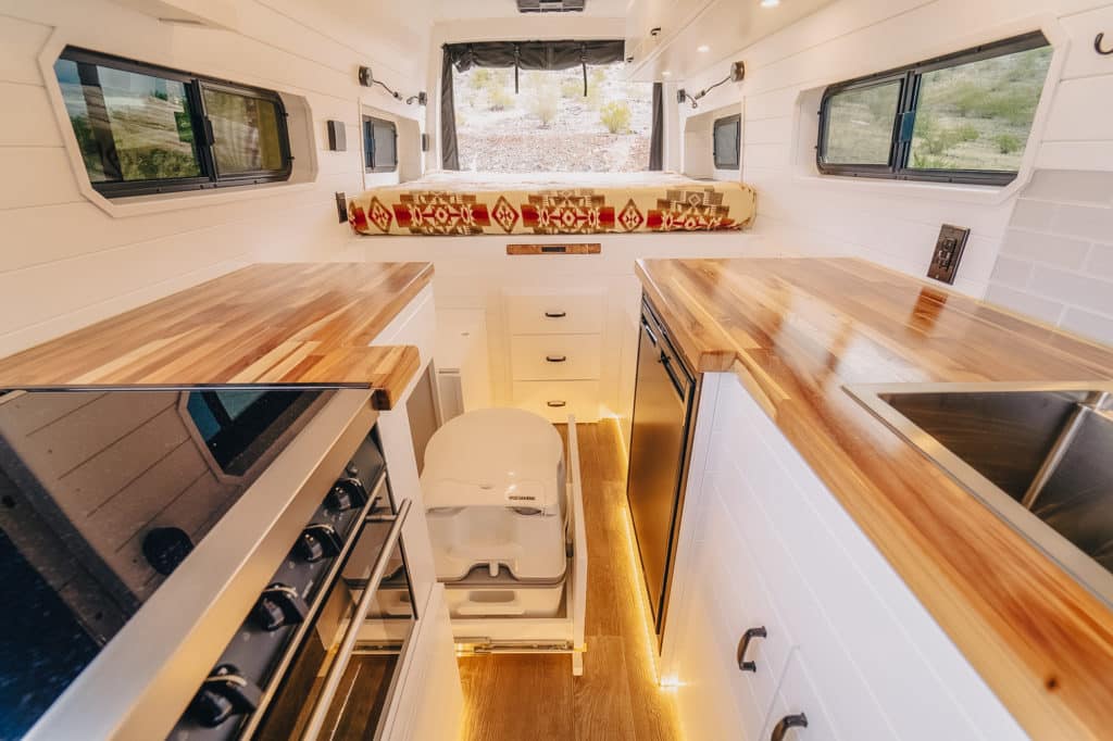 Mercedes Conversion Camper Van with Custom Layout | Tommy Camper Vans