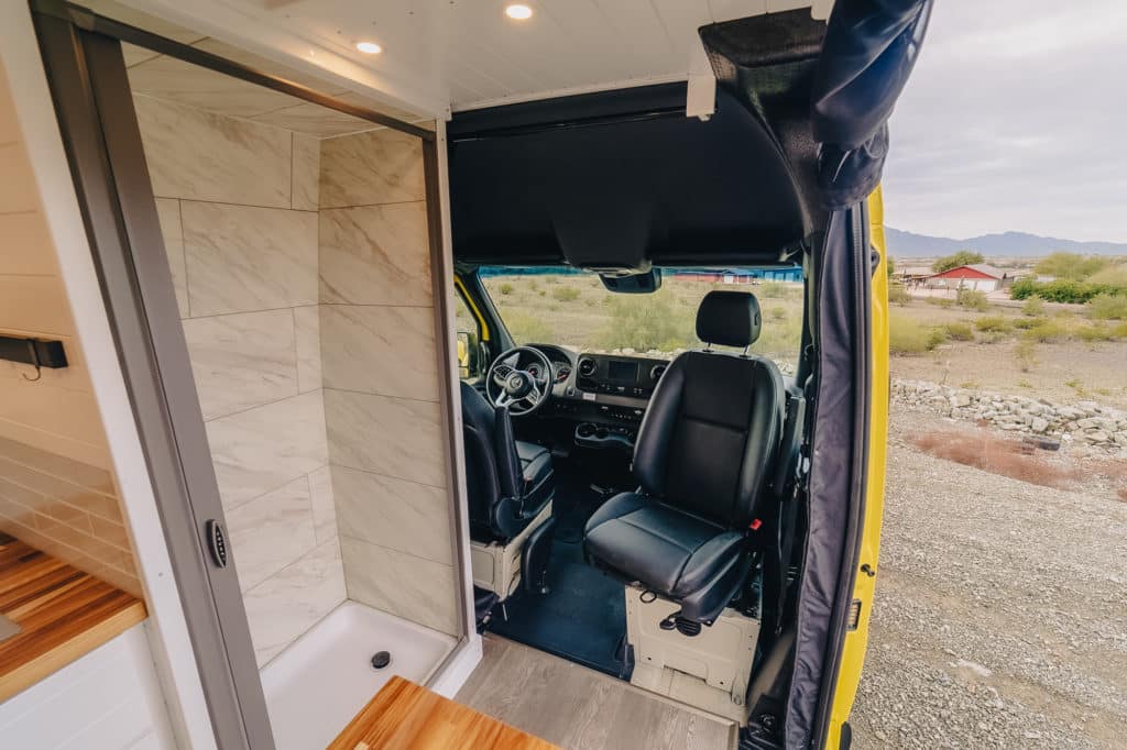 Mercedes Conversion Camper Van with Custom Layout | Tommy Camper Vans
