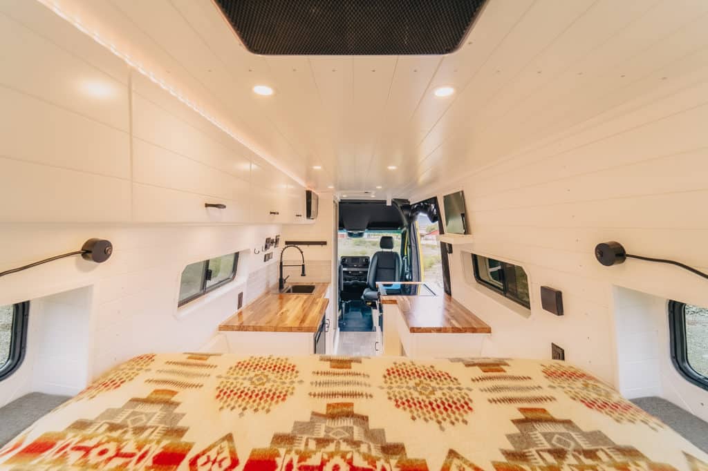 Mercedes Conversion Camper Van with Custom Layout | Tommy Camper Vans