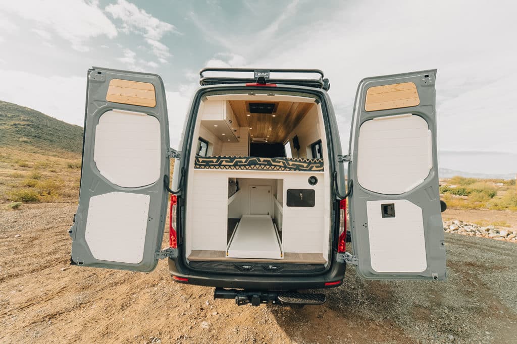 Mercedes Conversion Camper Van with Custom Layout | Tommy Camper Vans