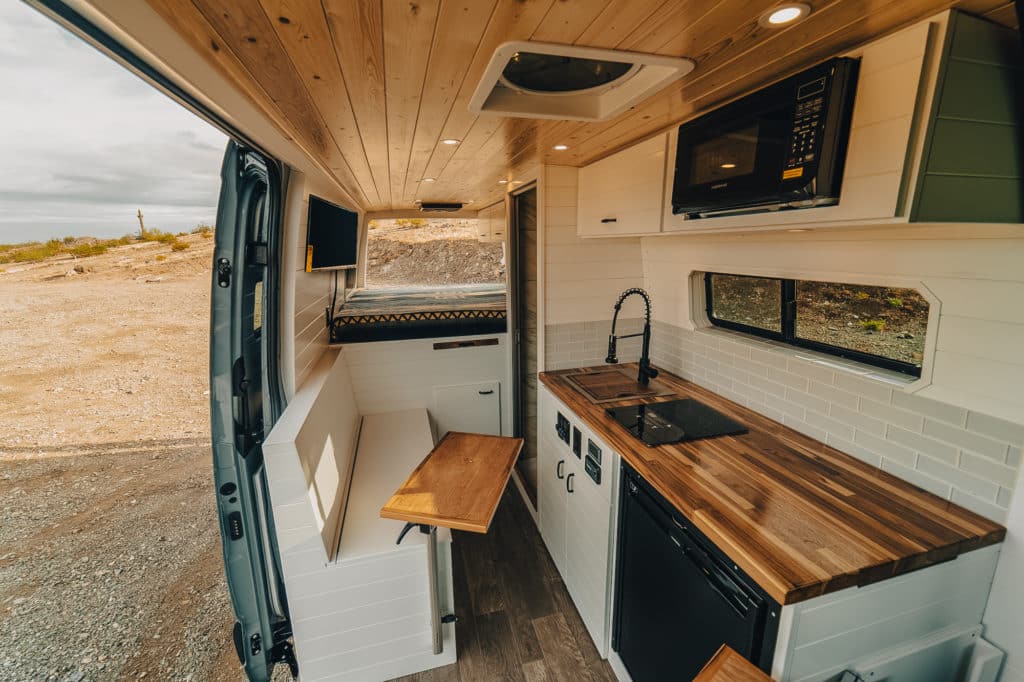 Mercedes Conversion Camper Van with Custom Layout | Tommy Camper Vans